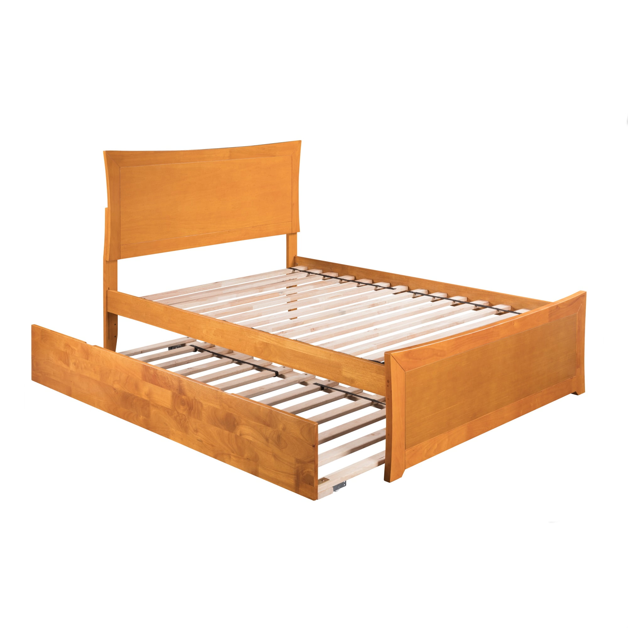 AFI Metro Full Size Solid Wood Platform Bed with Matching Footboard and ...