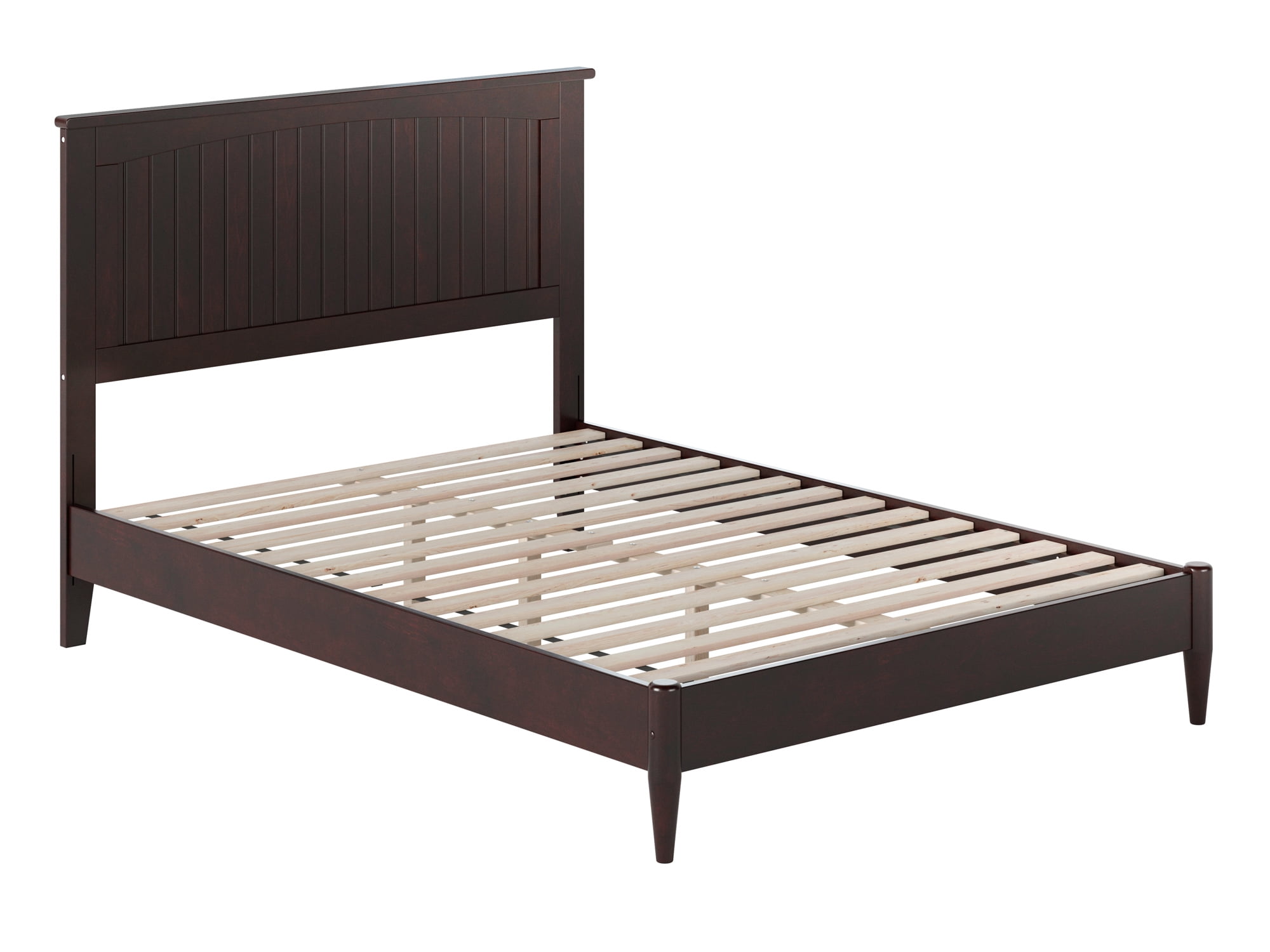 AFI Naples Full Solid Wood Low Profile Platform Bed, Espresso - Walmart.com