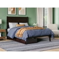 Free Shipping! AFI NoHo 14 Full Wood Platform Bed Frame with 2 Storage ...
