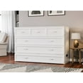 AFI Northfield Queen Solid Wood Murphy Bed Chest with Mattress, Drawer ...