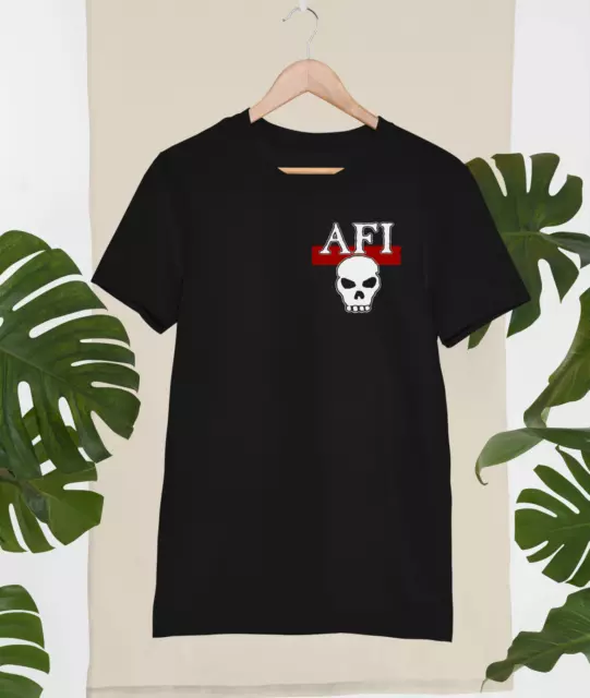 AFI Rock band T-shirt skull Logo Black Unisex All Sizes HOT NEW SHIRT ...