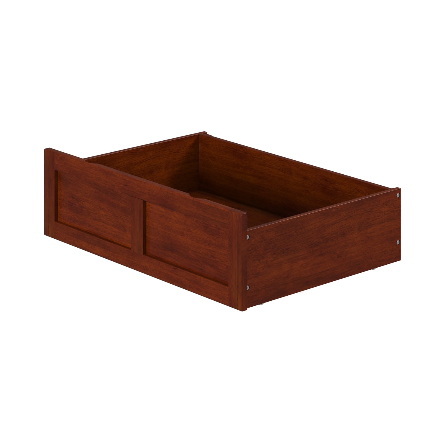 AFI Twin Size Foot Drawer Walnut White Finish - Walmart.com