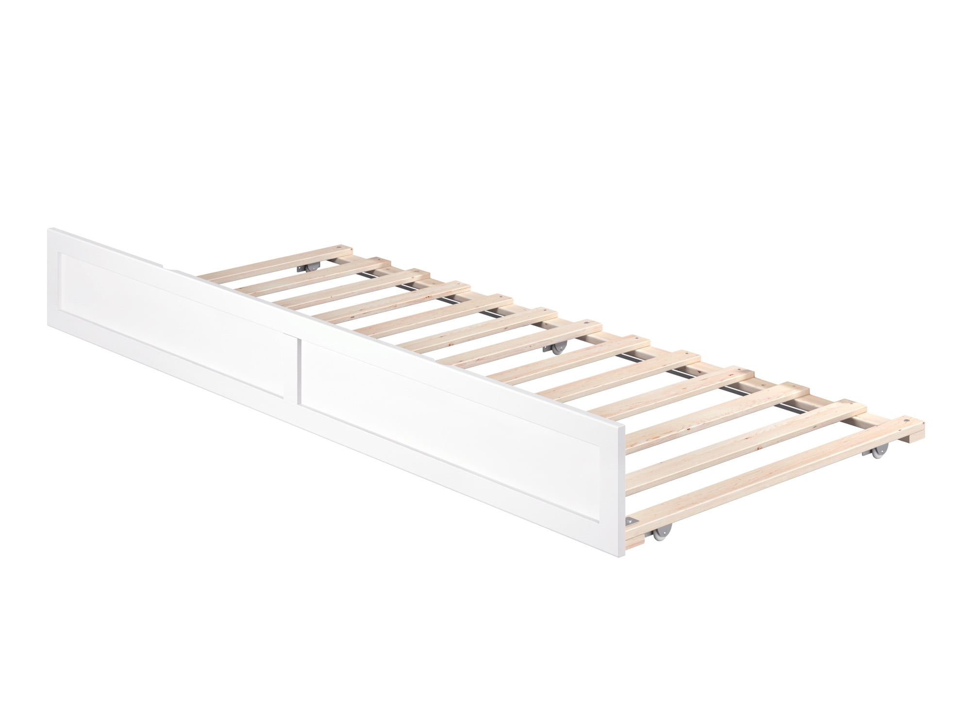 Free Shipping! AFI Twin XL Roll Out Wood Trundle Bed Frame with Wooden ...