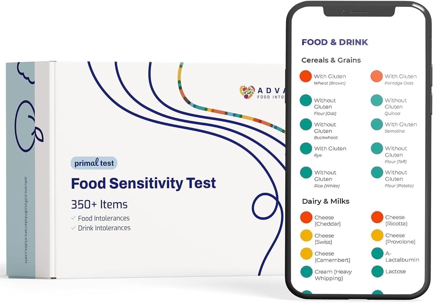 AFIL | Food & Drinks Sensitivity Intolerance Testing Kit for Adults ...