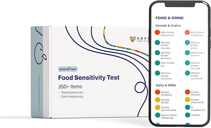 AFIL Food & Drinks Sensitivity Testing Kit for Adults & Kids 350+ Items ...