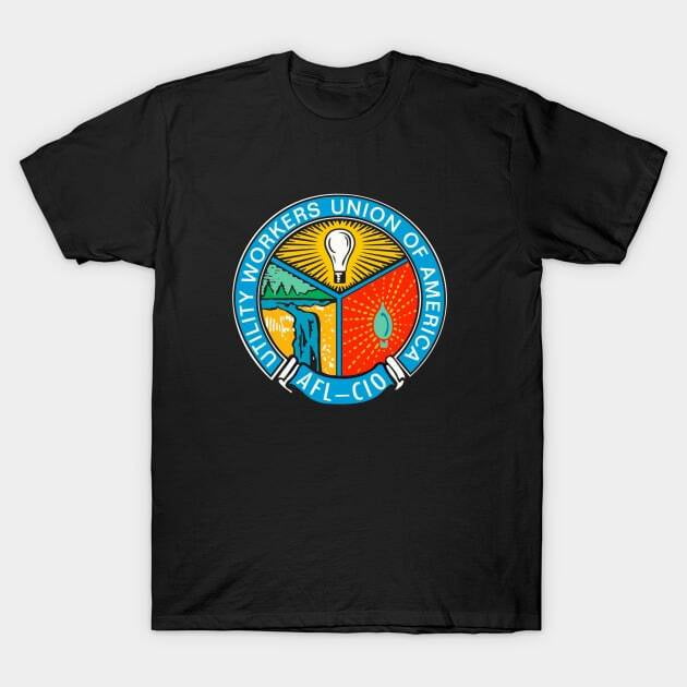 AFL-CIO UWUA Utility Workers Union of America Logo T-Shirt - Walmart.com
