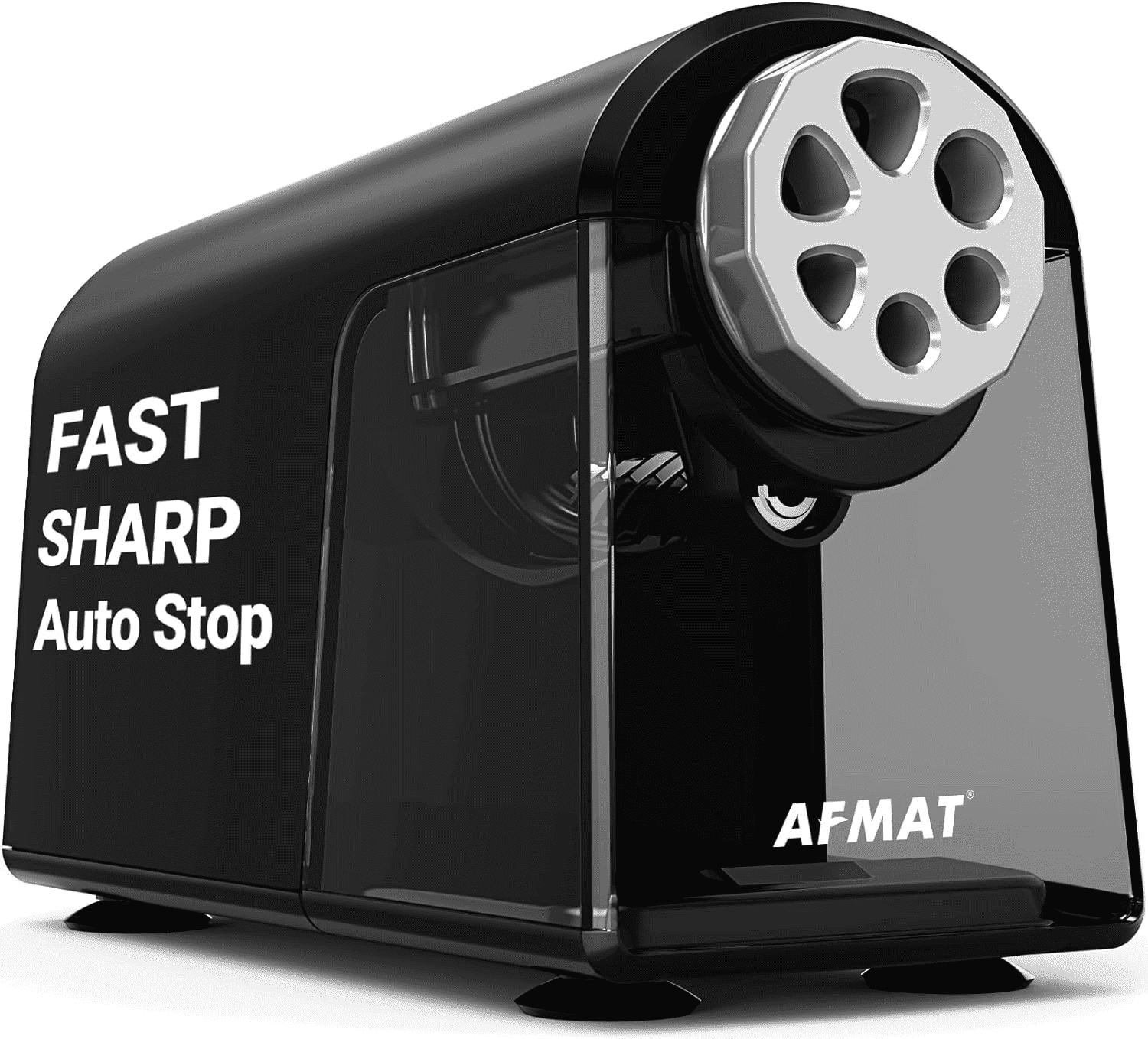 AFMAT Heavy Duty Electronic Corded 6 Hole Pencil Sharpener Auto Stop Fast Classroom Use Green Walmart