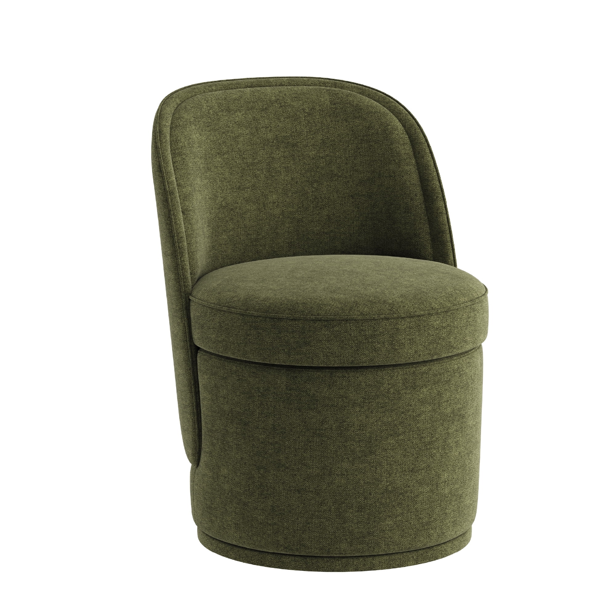 AFO 360° Swivel Accent Chair,Modern Upholstered Barrel Chair with ...