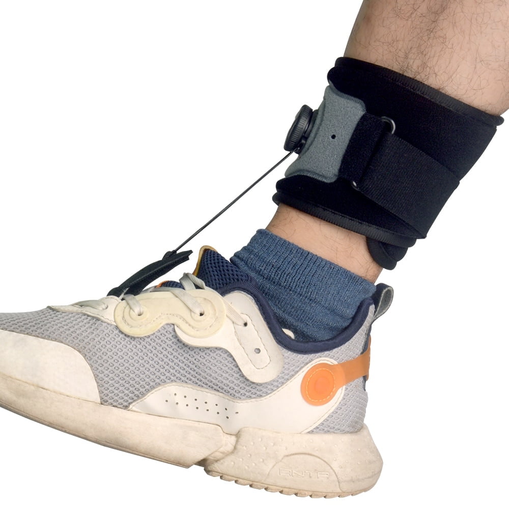 AFO Brace For Drop Foot - Adjustable Ankle Support Brace For Stroke ...