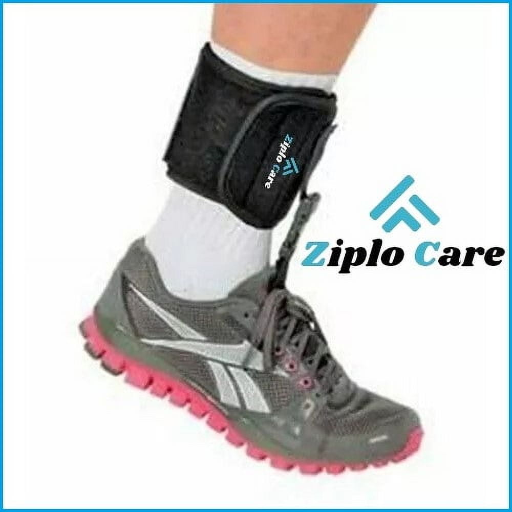 AFO Foot Drop Brace: Comfortable Day & Night Support, Usable with Shoes ...