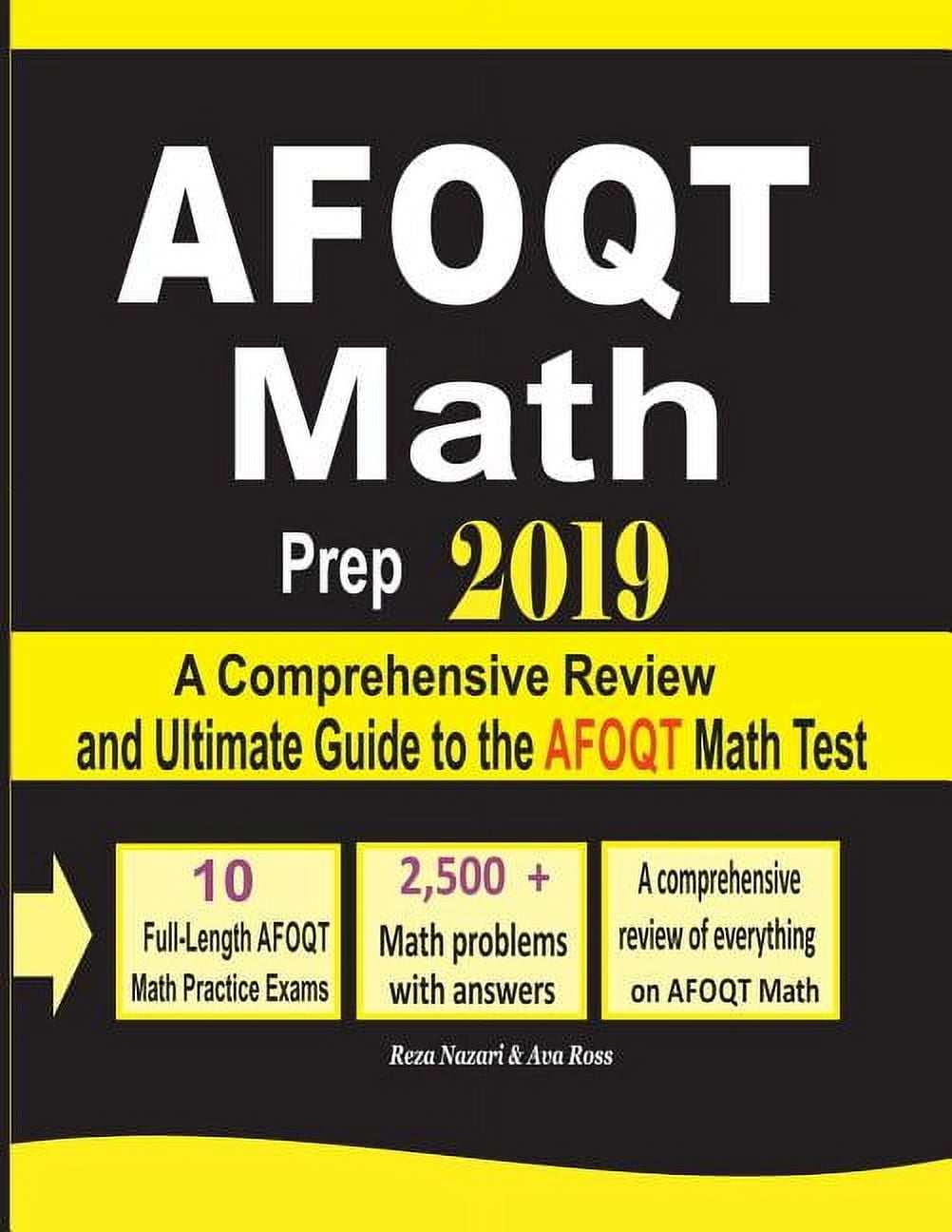 AFOQT Math Prep 2019: A Comprehensive Review and Ultimate Guide to the ...