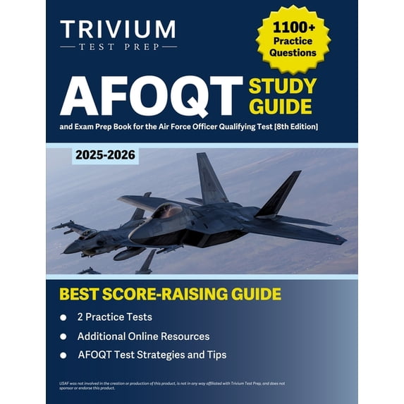 AFOQT Study Guide 2025-2026: 1100+ Practice Questions, Exam Prep ...