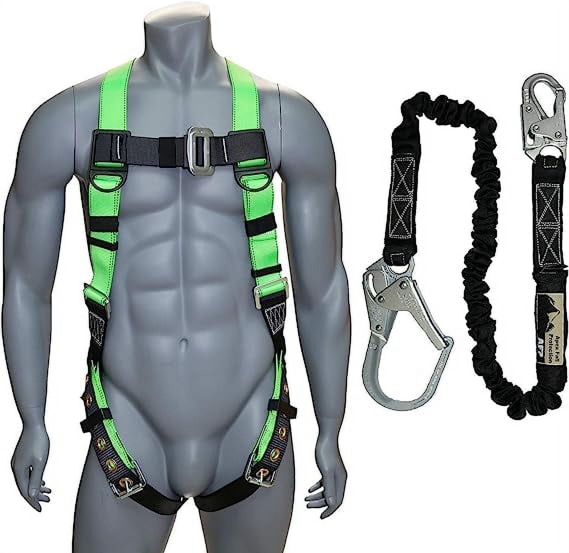 AFP Universal Full-Body Fall Protection Safety Harness w/ D-Ring ...