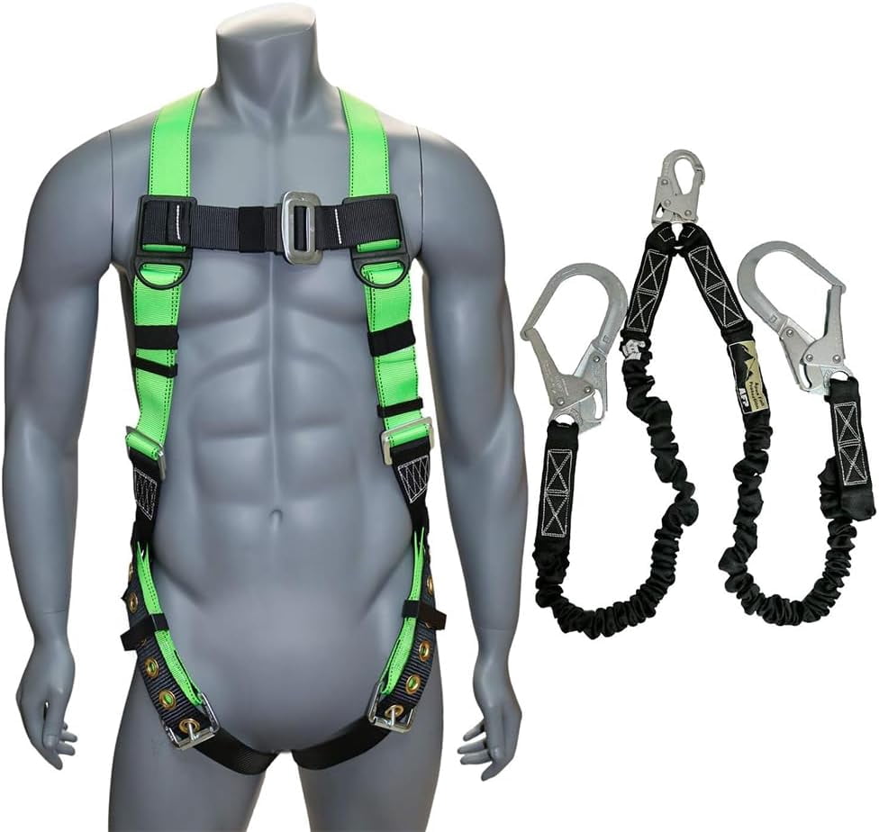 AFP Universal Full-Body Safety Harness w/Dorsal D-Ring Tongue Buckle ...