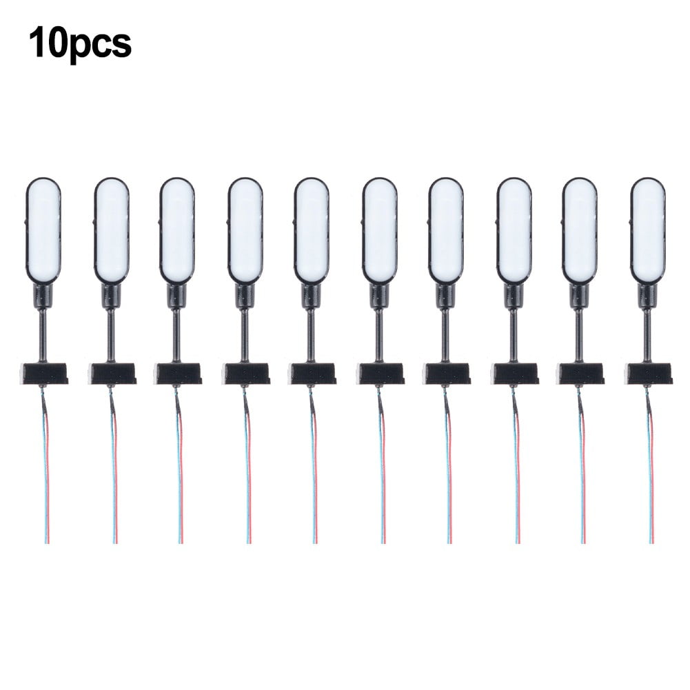 AFQH 10 PCS Model Railway Height Lawn Model Light Lamppost Track N Kit ...