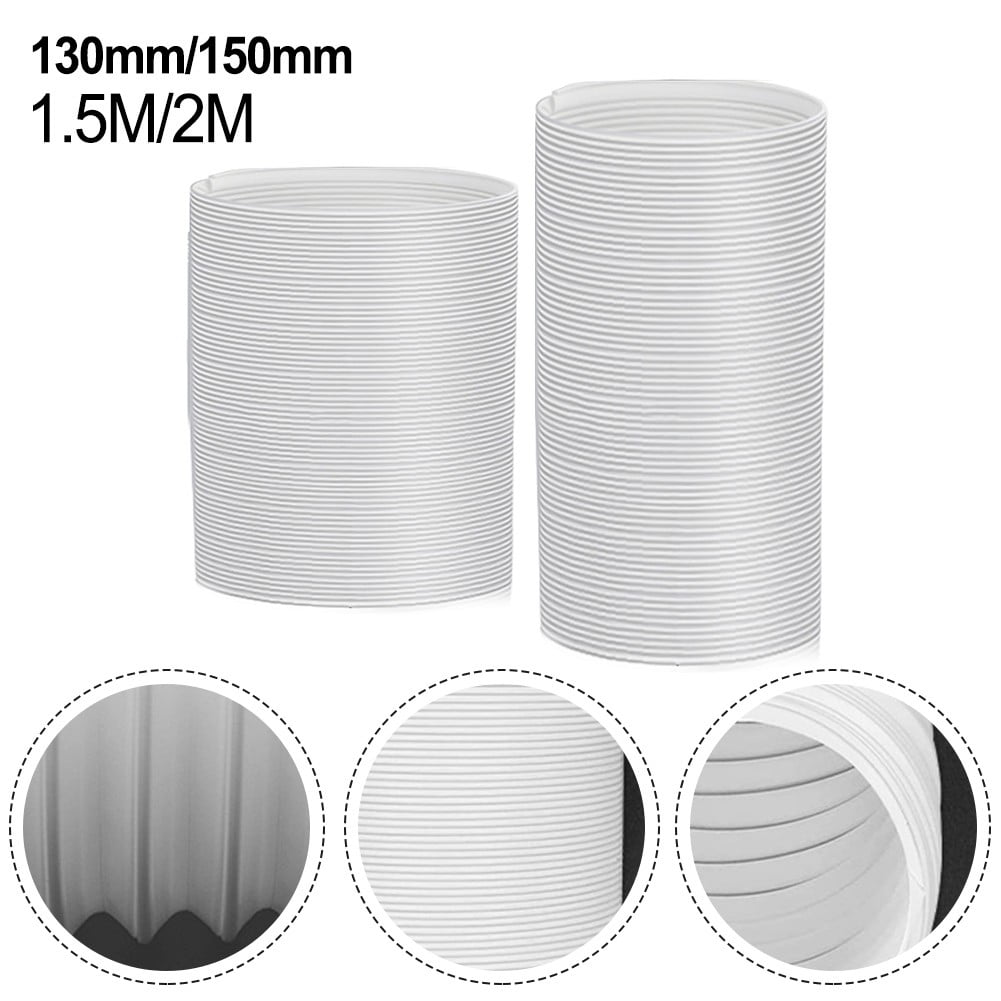 AFQH 1pc 150CM/200CM Flexible Air Conditioner Exhaust Pipe Vent Hose ...