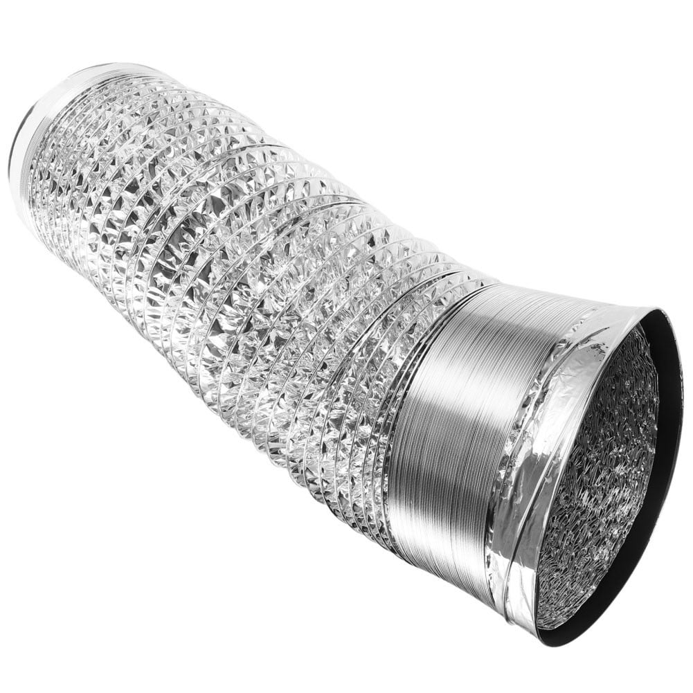 AFQH 1pc Aluminum Foil Duct Hose Retractable Ventilation Duct Flexible ...