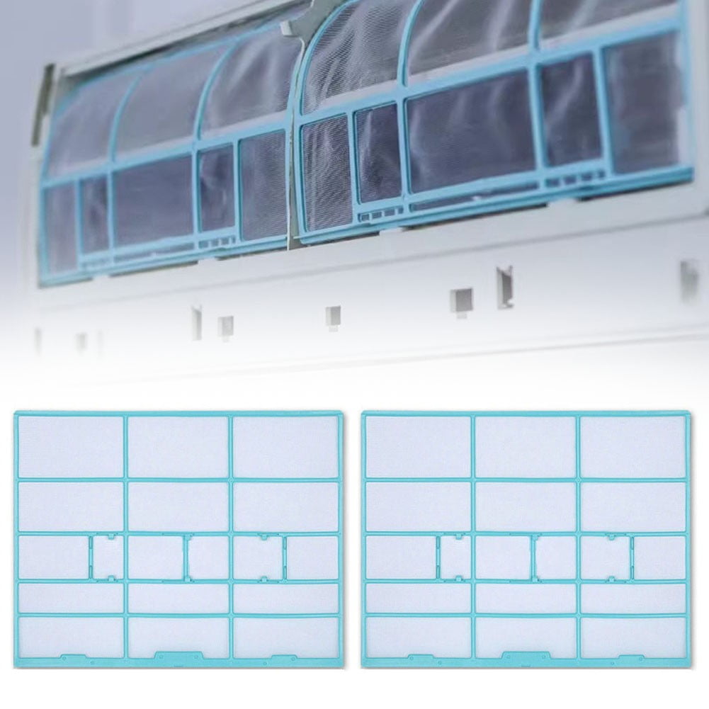 AFQH 2 Pack Dust Screen for Air Conditioning Filters Indoor Unit ...