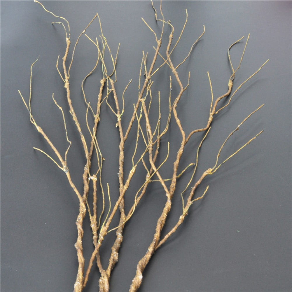 AFQH 2 Pcs Simulation Dried Branch Artificial Plant Plastic Artificial ...