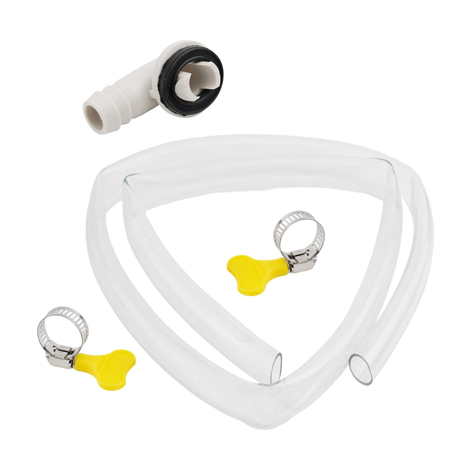 AFQH 36ft Flexible Air Conditioner Drain Pipe Kit with Clamp ...