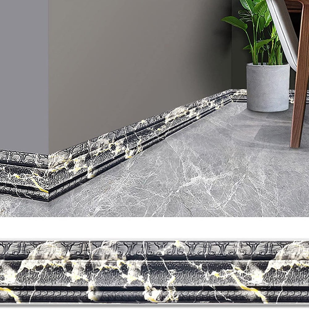 AFQH 3D Wall Edging Self Adhesive, Pattern Molding Peel and Stick ...