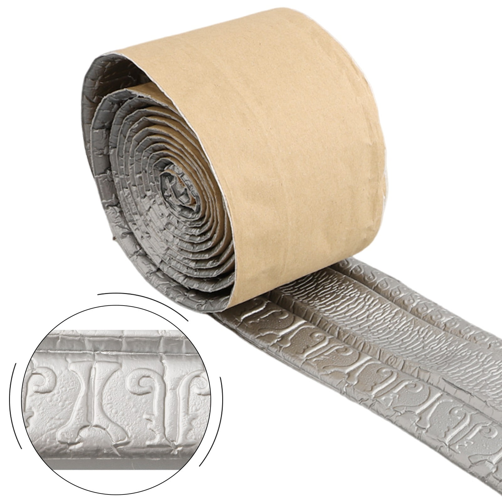 AFQH 3D Wall Edging Self Adhesive, Pattern Molding Peel and Stick ...