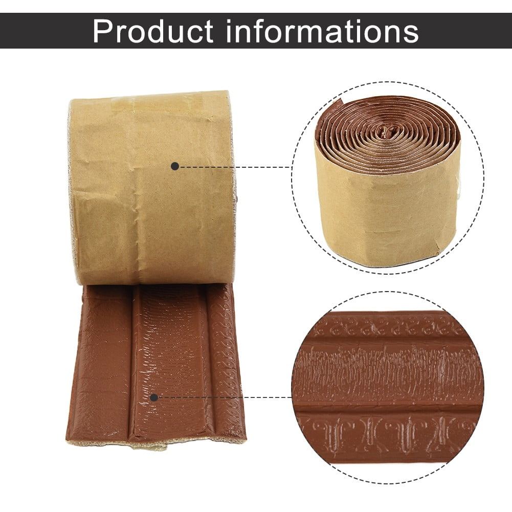 AFQH 3D Wall Edging Self Adhesive, Pattern Molding Peel and Stick ...