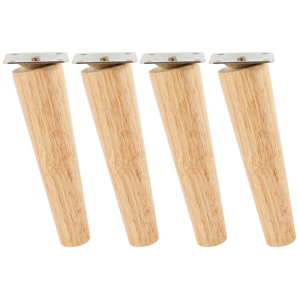 AFQH 4PCS Sofa Leg Furniture Leg Screw Solid Wood Leg Wooden Table ...