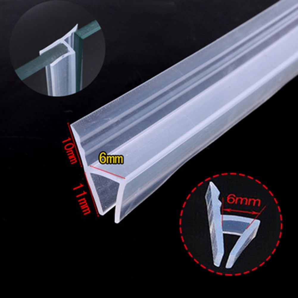 AFQH 6/8/10/12mm Shower Screen Seal Strip Silicon Rubber Frameless ...