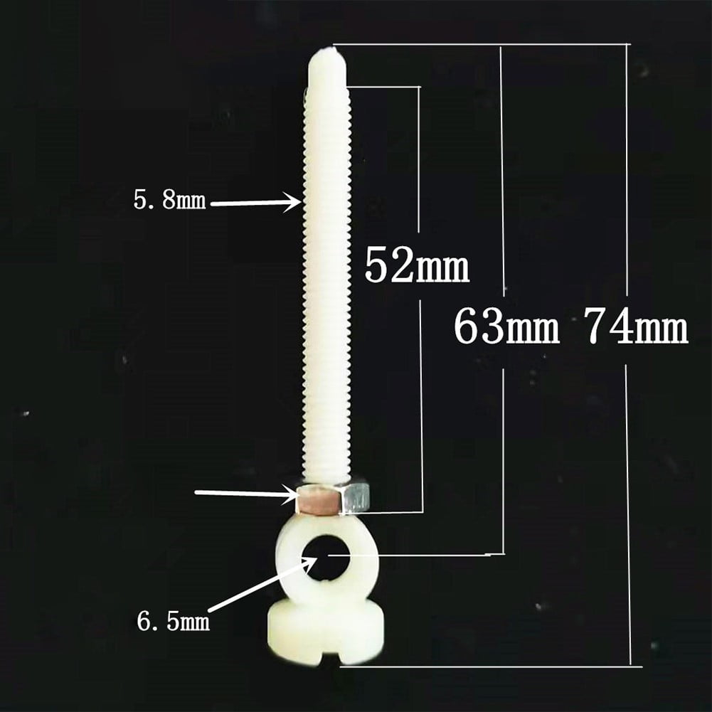 AFQH 62/74mm Plastic Sink Plug Screw Bathroom Plug Replacement Drain ...