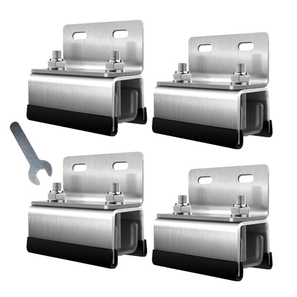 AFQH 6pc Van Roof Rack Mount Kits Stainless Steel RVs Photovoltaic Roof ...