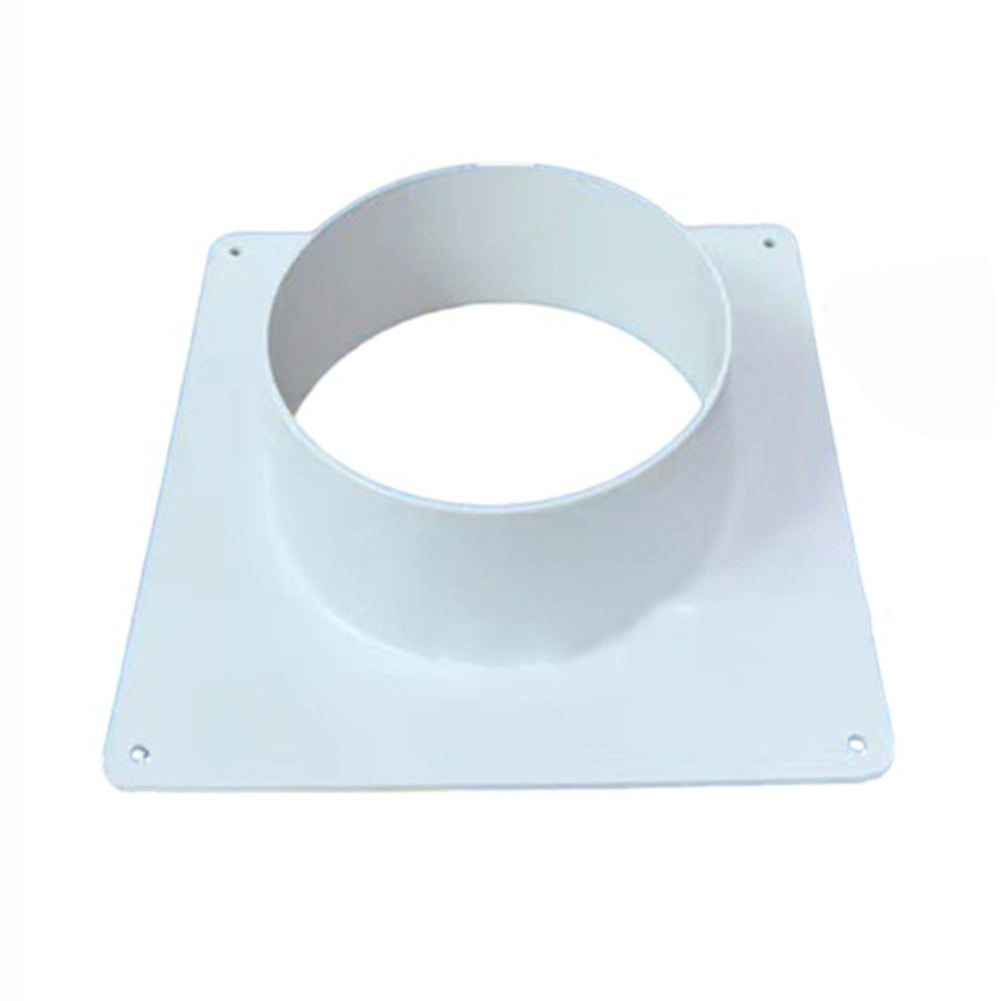 AFQH Air Vent Duct Connector Flange Straight Ventilation Pipe Plastic ...