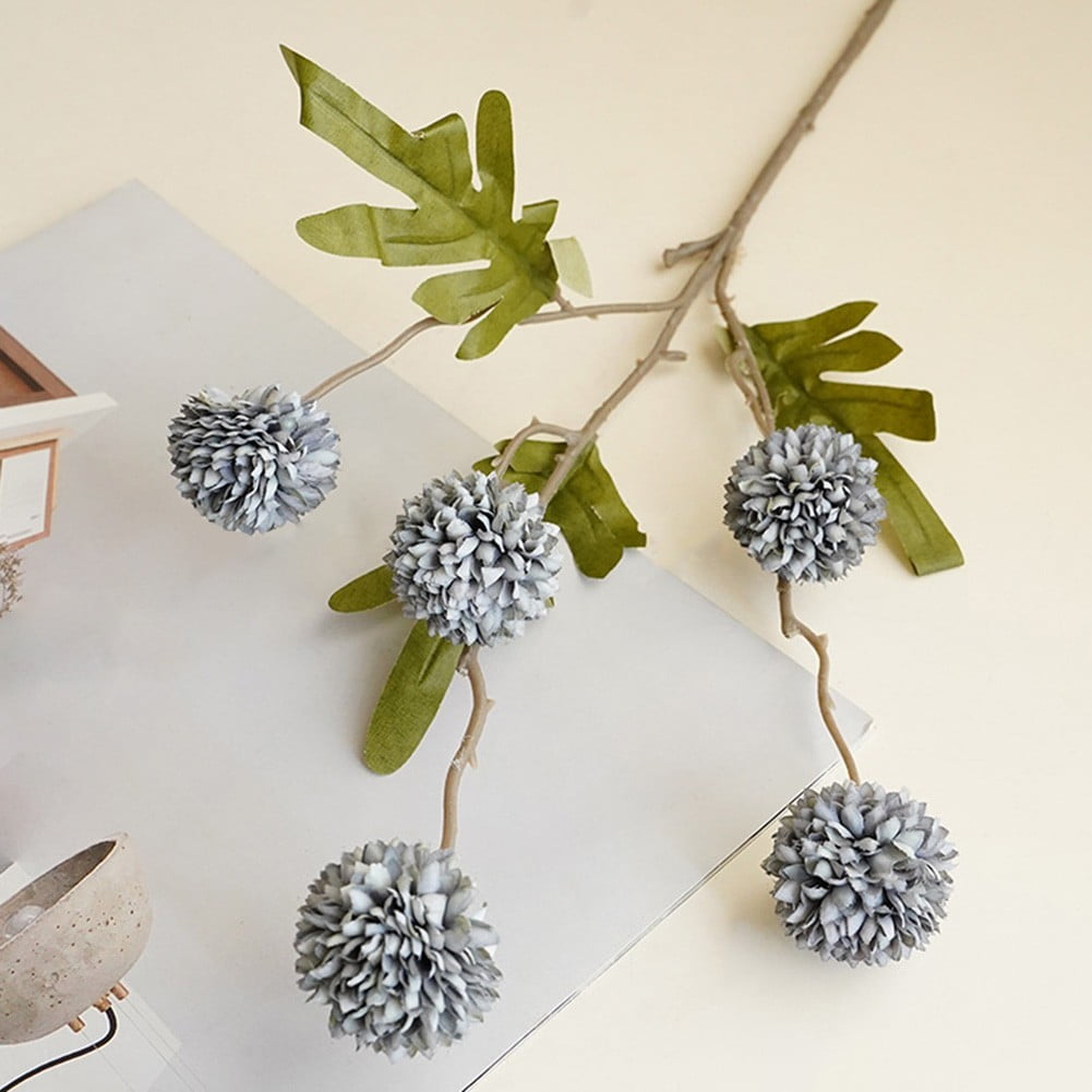 AFQH Artificial Silk Dandelion Bouquet for Home and Event Decorations ...