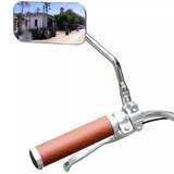 AFQH Bike Mirror 1 Pair, Vintage Bike Mirror Metal Rearview Mirror ...