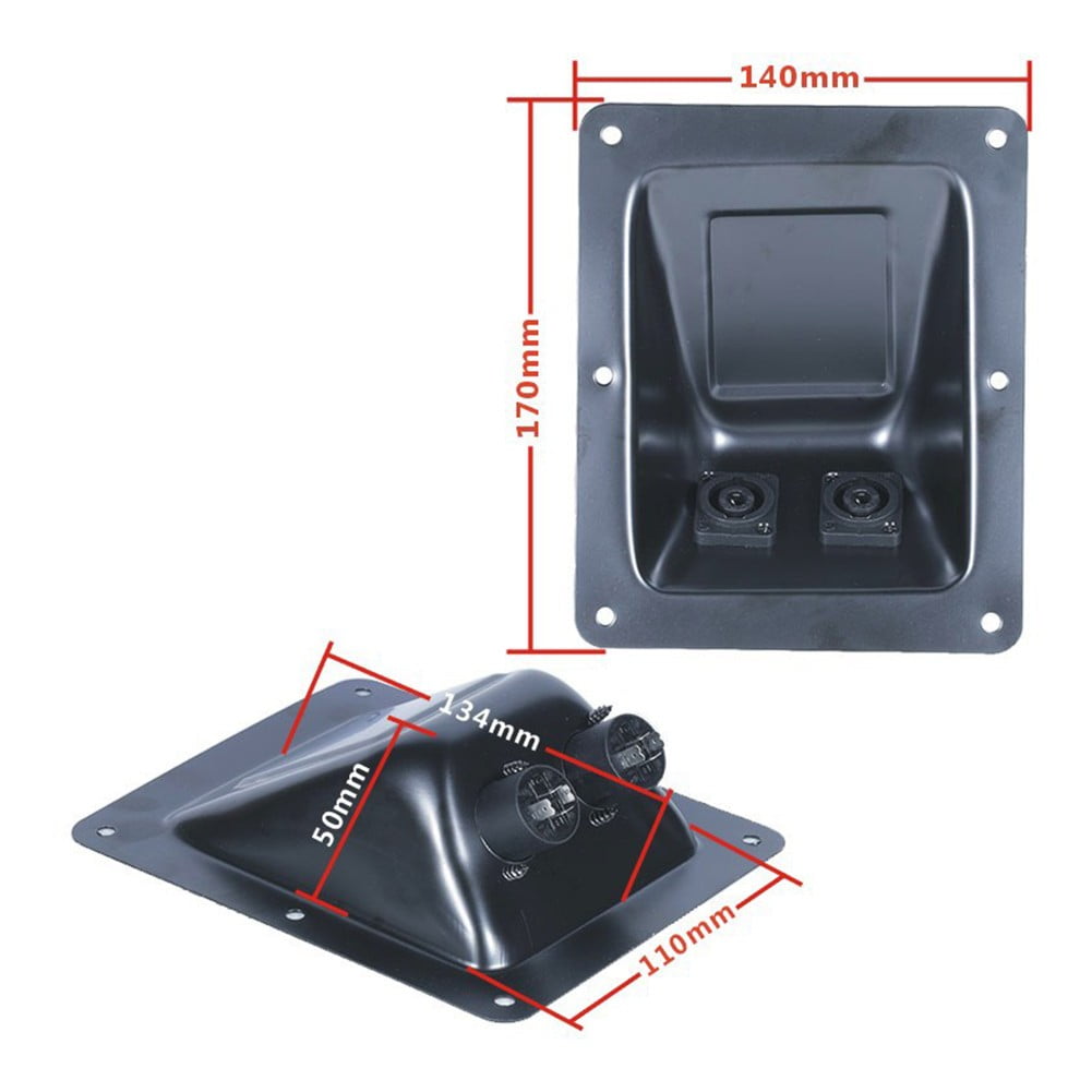 AFQH Blank Platen Theater Junction Box Connectors voor Sprekers Dual 1/ ...