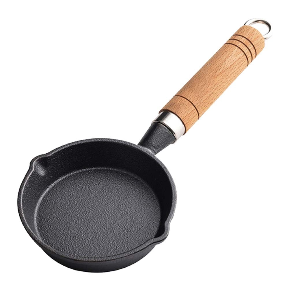 AFQH Cast iron frying pan uncoated non-stick grilled steak barbecue ...