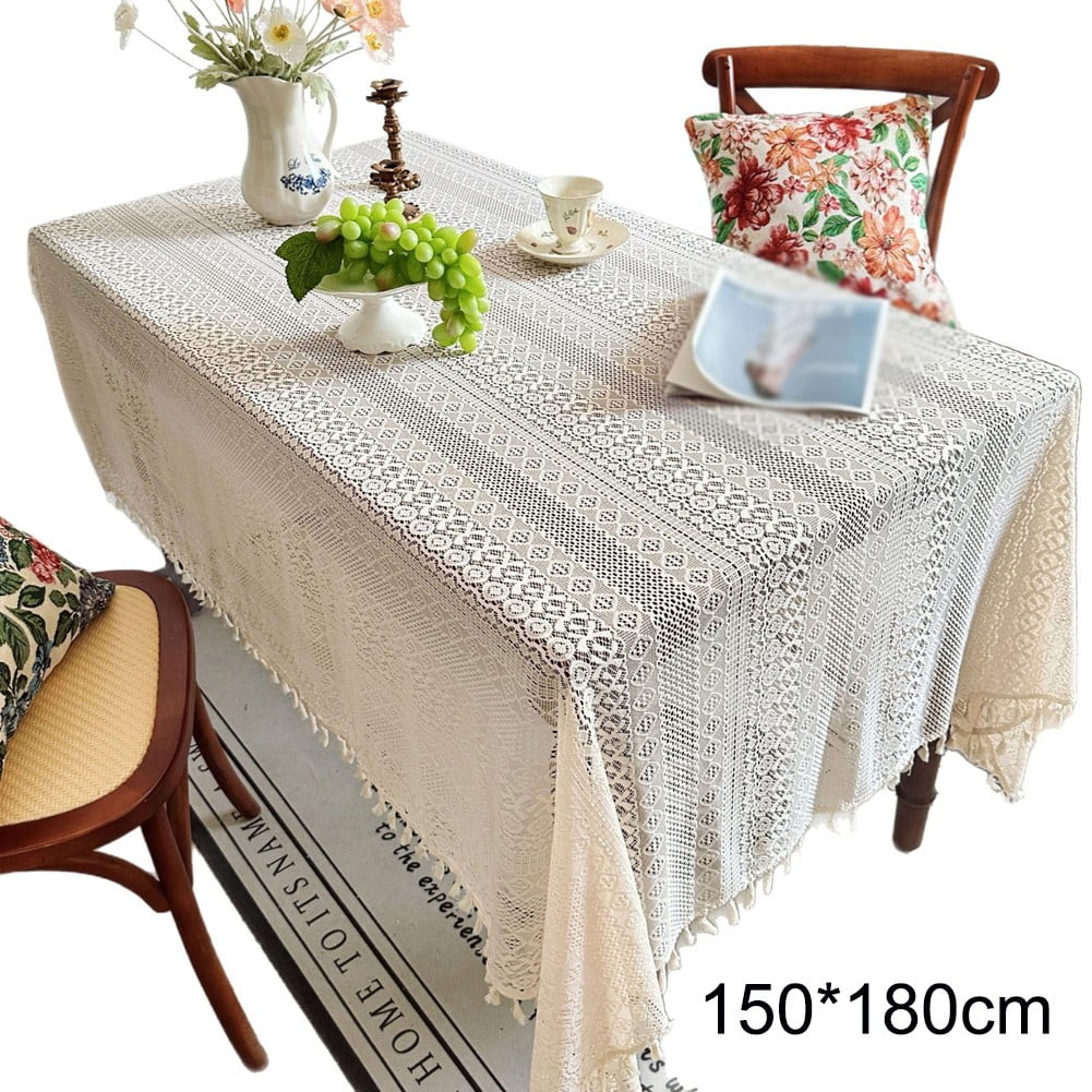 AFQH Classical Linen like with Line and Tassel Design for Dust proofing ...