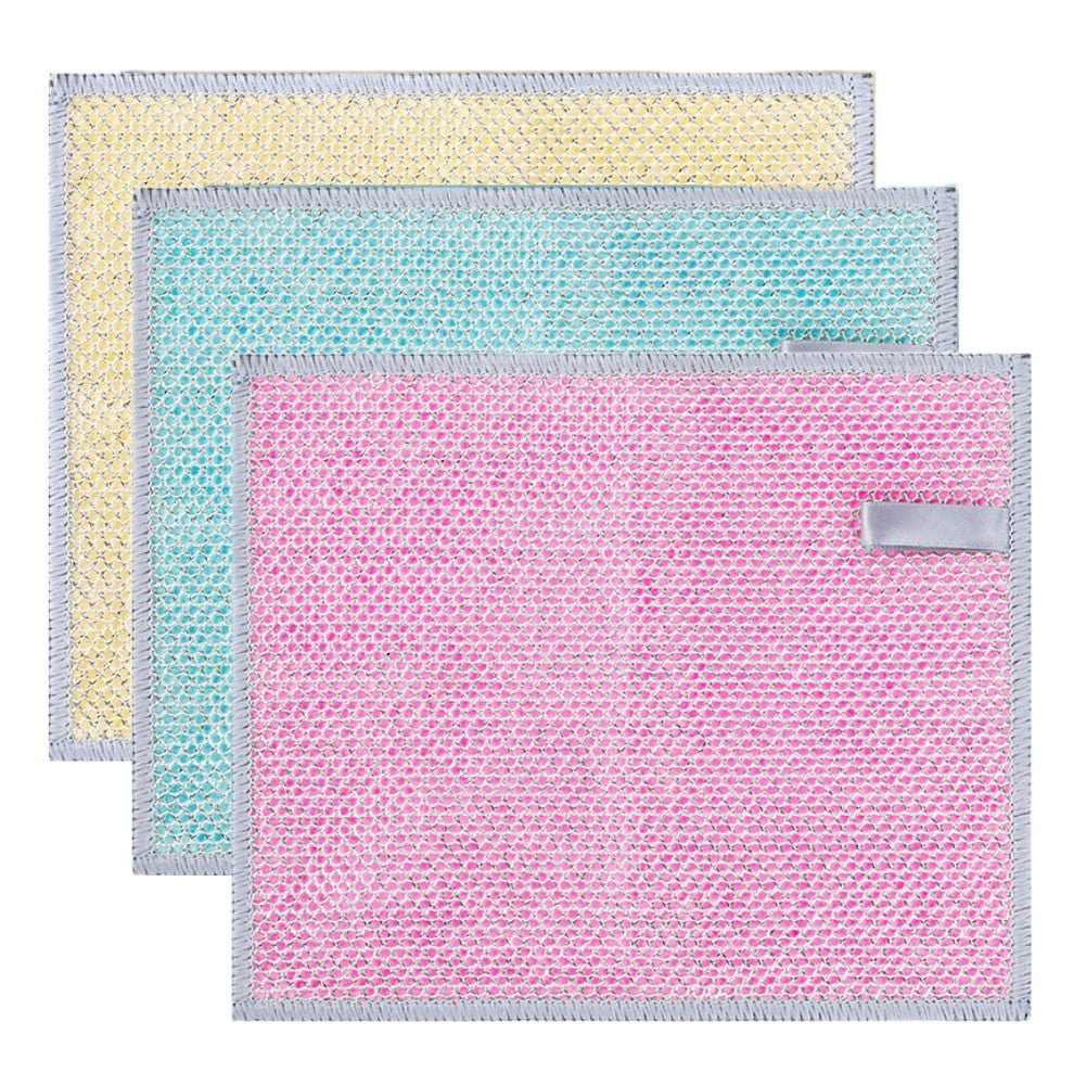 AFQH Dishwashing Rags Rag Kitchen Wire Dishwashing Rags 23x18cm ...