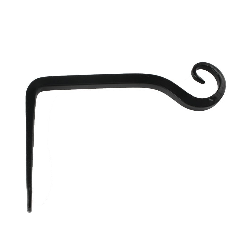 AFQH Flower Basket Screws Wall Mounted Leaf Hook Wrought Iron Handmade ...