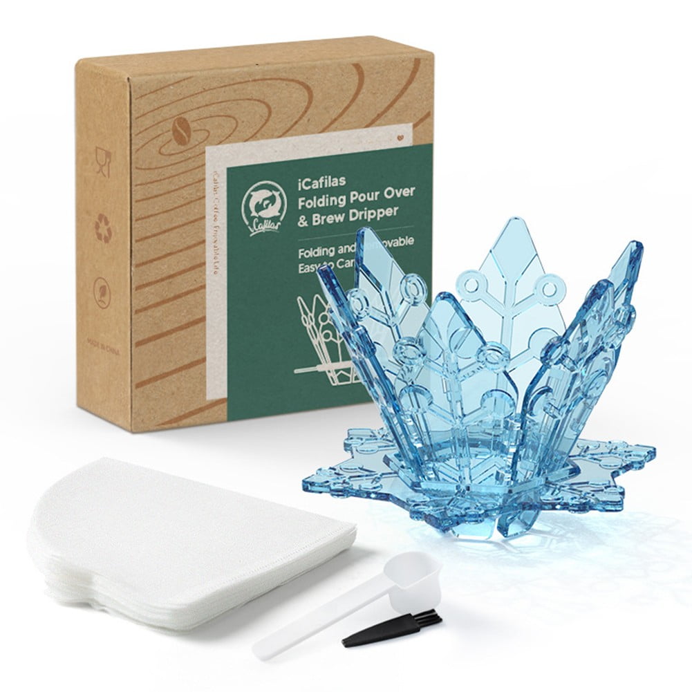 AFQH Foldable Filter Cup Coffee Dripper Pour Over Coffee Dripper Set ...