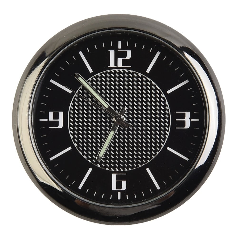 AFQH Luminous Car Dashboard Air Vent Stick-On Time Clock Quartz Analog ...