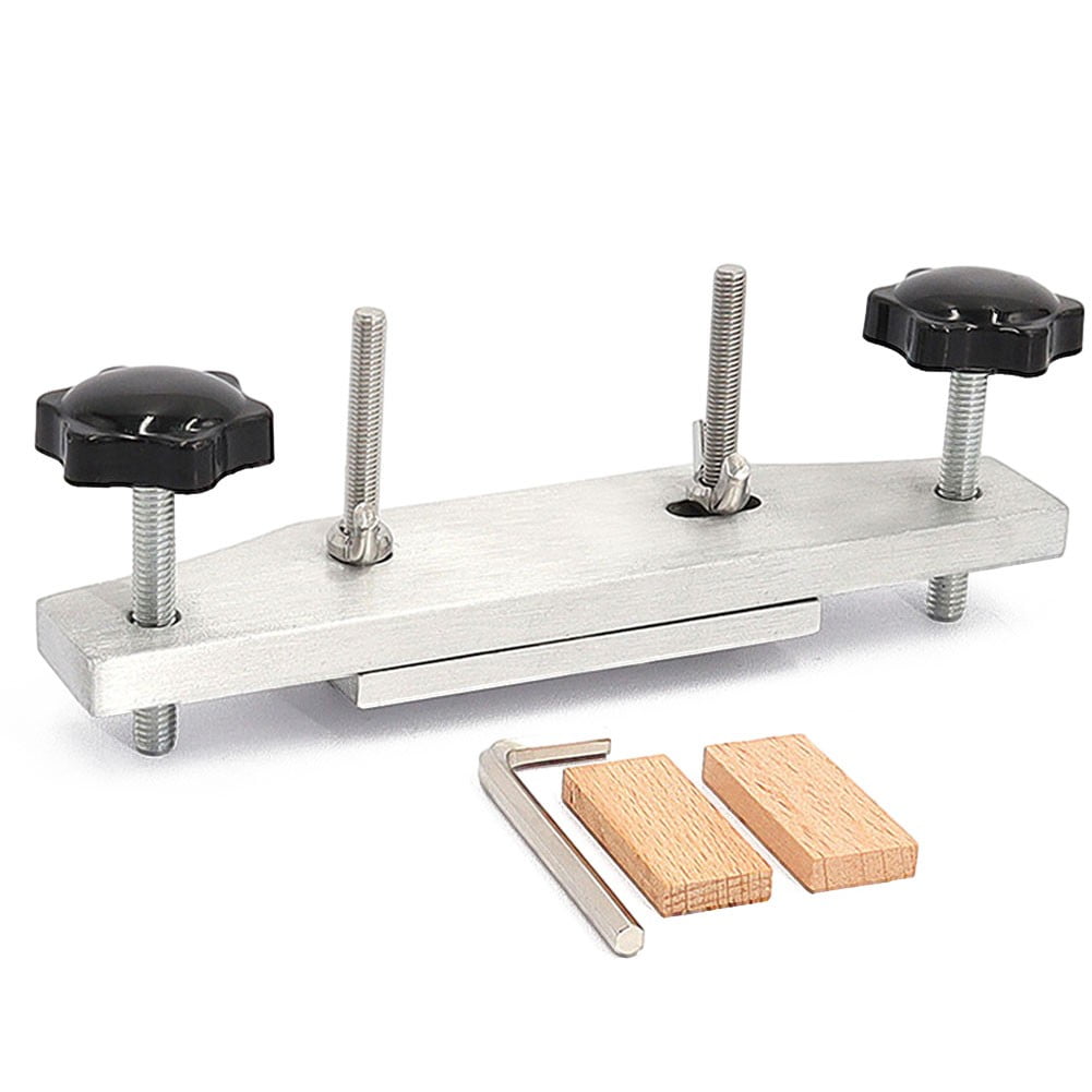 AFQH Metal Solid Maple Guitar Bridge Clamp Luthier Tool With Wrench ...