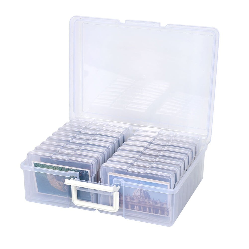 AFQH Photo Storage Box Container Keeper Organizer for Pictures Crafts ...