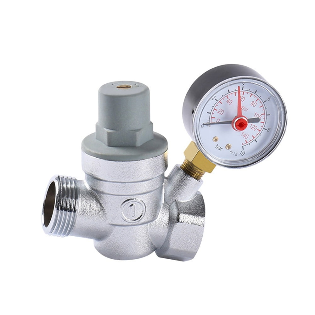 AFQH Pressure Reducing Valve with Gauge Adjustable Pressure Reducing ...
