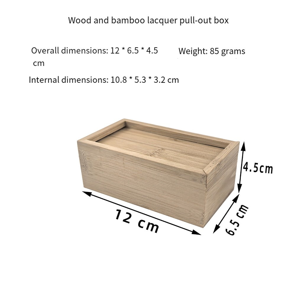 AFQH Pull-out box storage box with cover sliding box cosmetics sundries ...