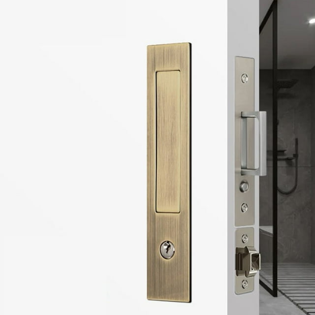 AFQH Push spring pocket door handle sliding door lock sliding door ...