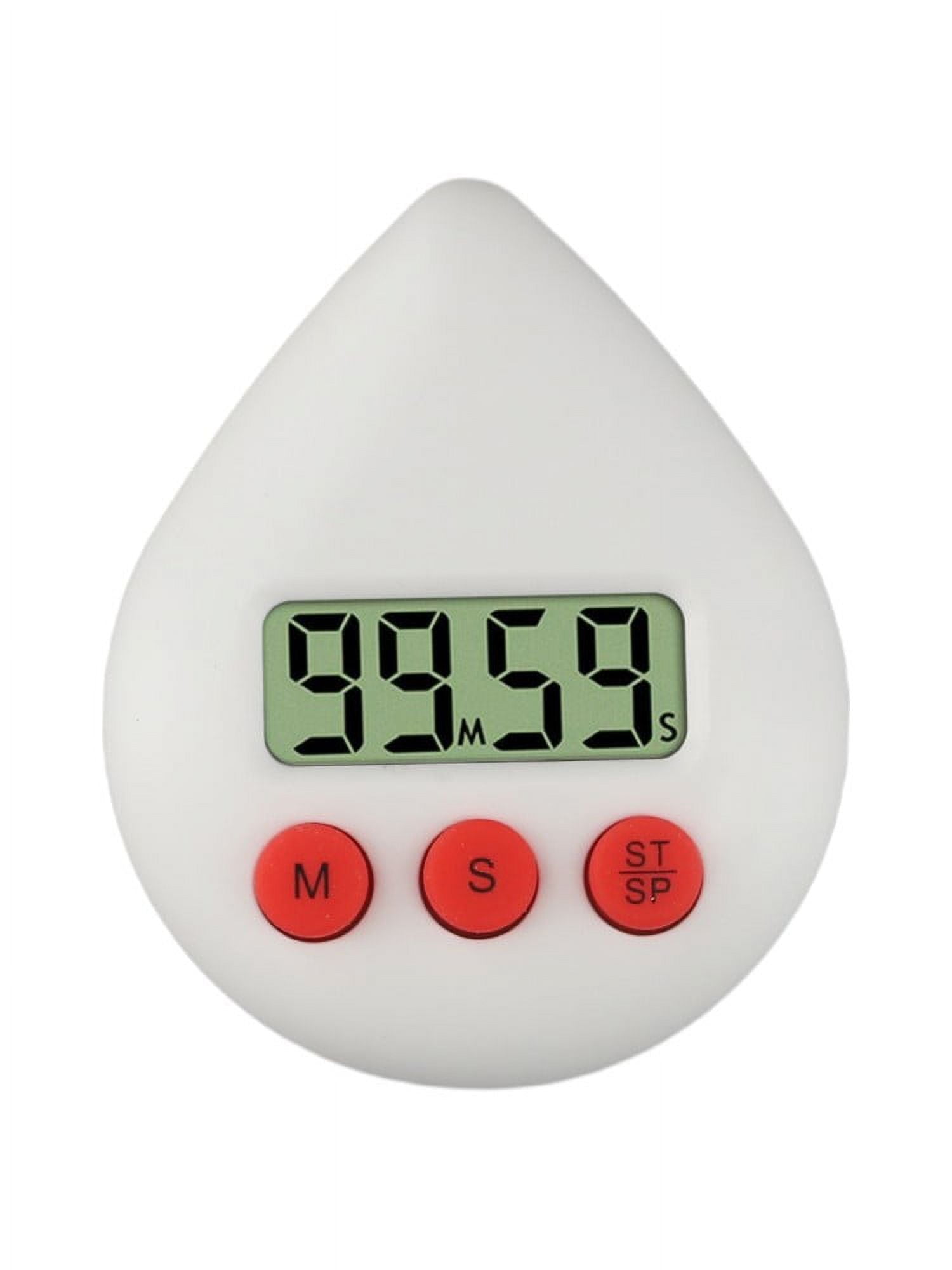 AFQH Shower Timer Digital Timer Black/White/Blue Energy Saver 5.9x7.5x1 ...