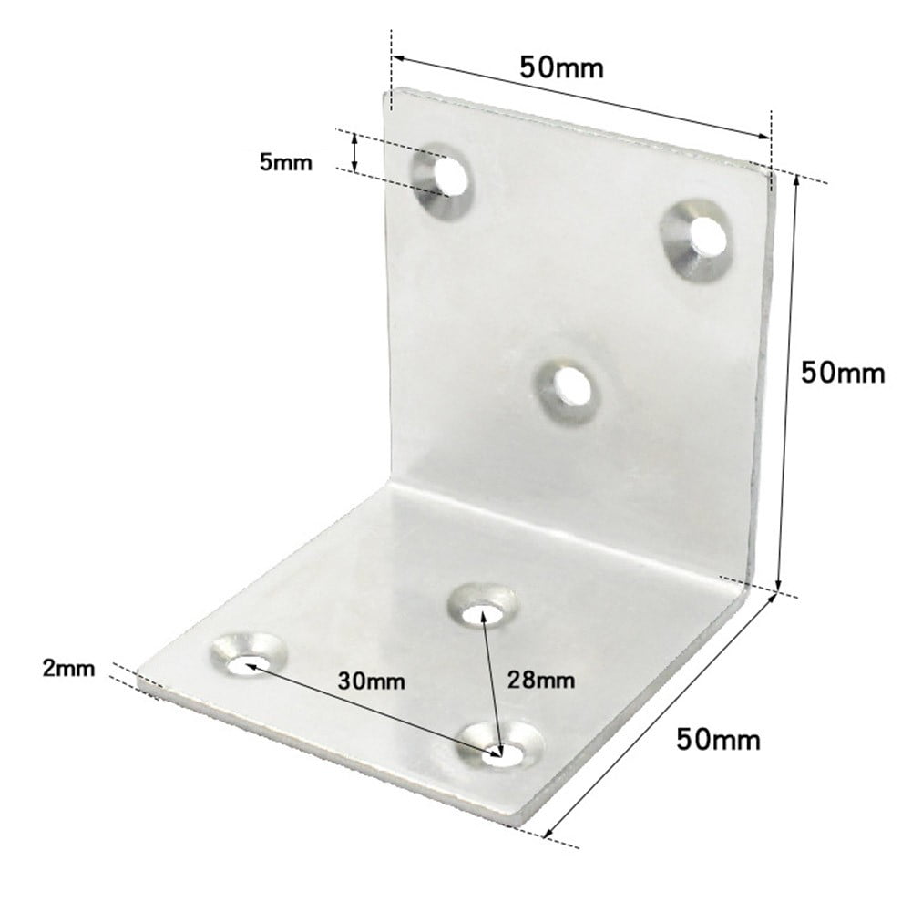 AFQH Stainless steel code 90 degree right angle fixing bracket angle ...