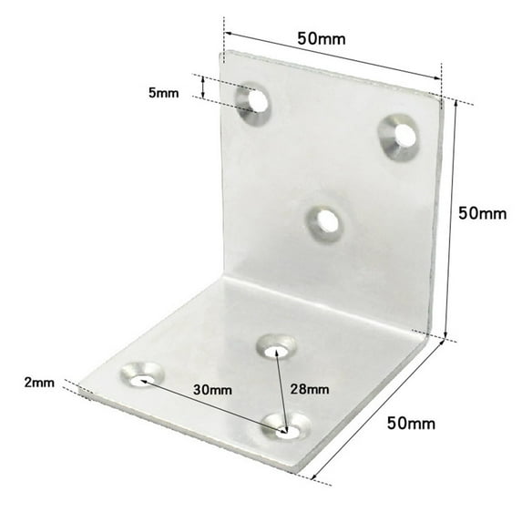 AFQH Stainless steel code 90 degree right angle fixing bracket angle ...