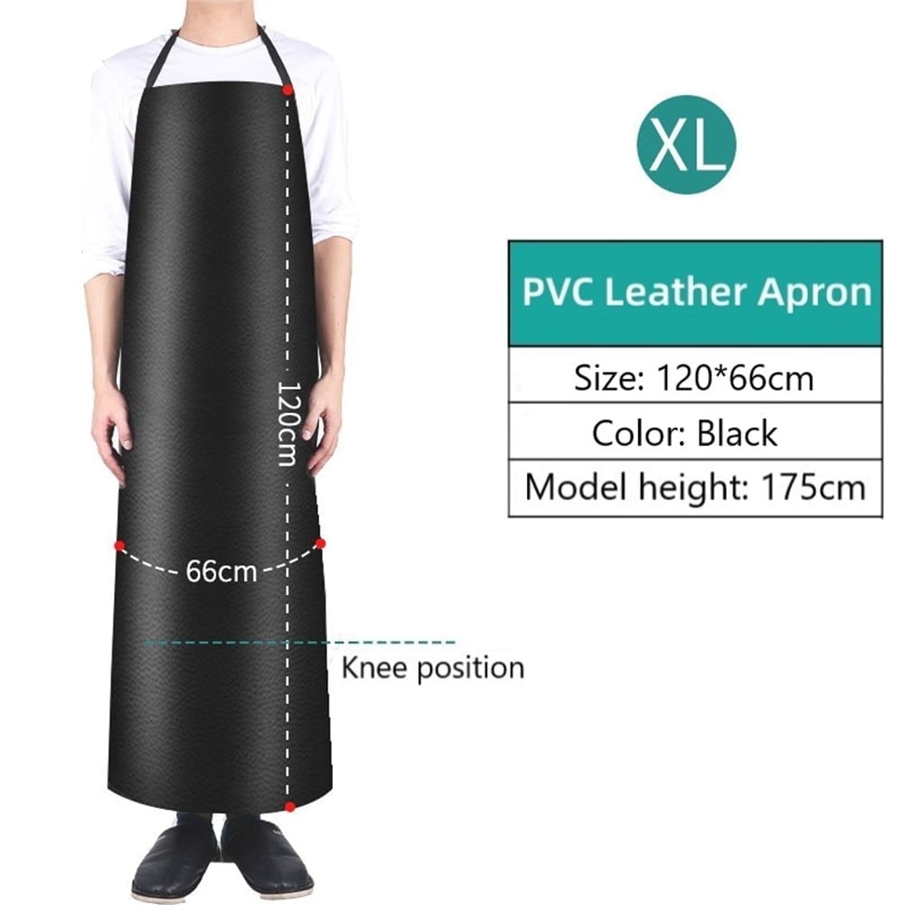 AFQH Thick Rubber Apron, Waterproof Apron, Adjustable Work Aprons for ...